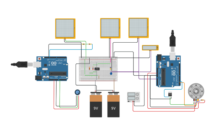 Circuit design Human EMG Simulator (motor with inverting amplifier ...