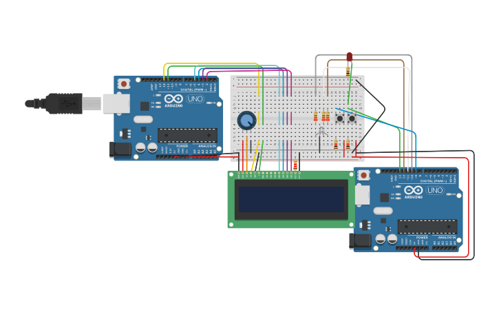 Circuit Design Lcd E Rgb Tinkercad