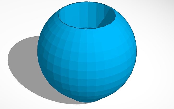 3D design Large Light Source Ball - Tinkercad