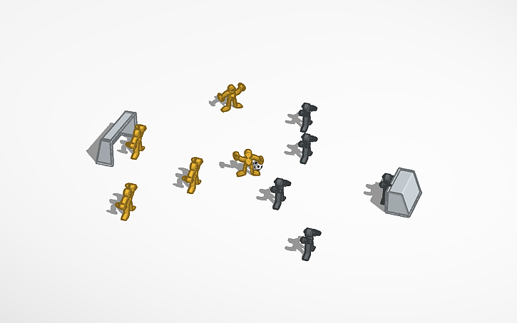 3d Design 5 Vs 5 Footy Match Tinkercad