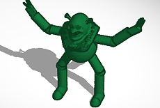 3D design Shrek | Tinkercad