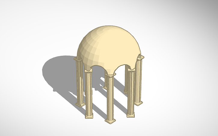 3D design SWA Dome - Tinkercad