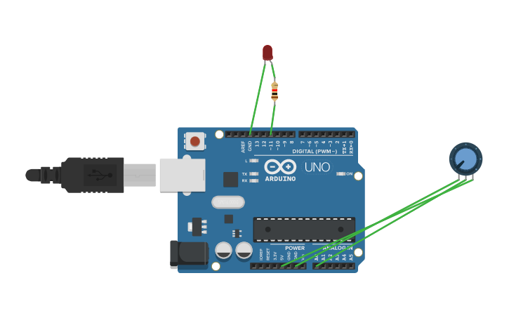 Circuit design Exercicio 4 | Tinkercad