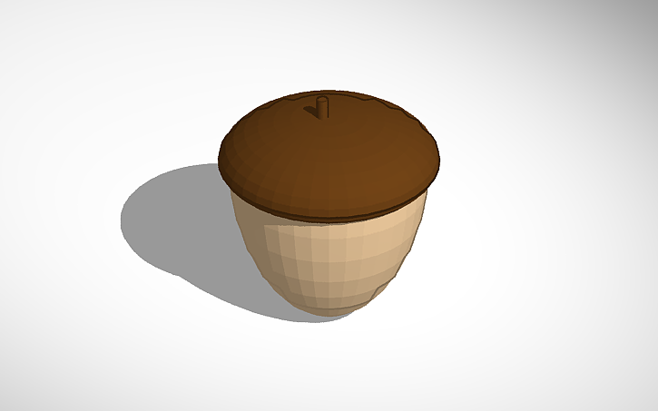 3D design Acorn - Tinkercad