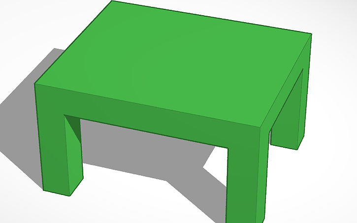 3D design Stůl | Tinkercad