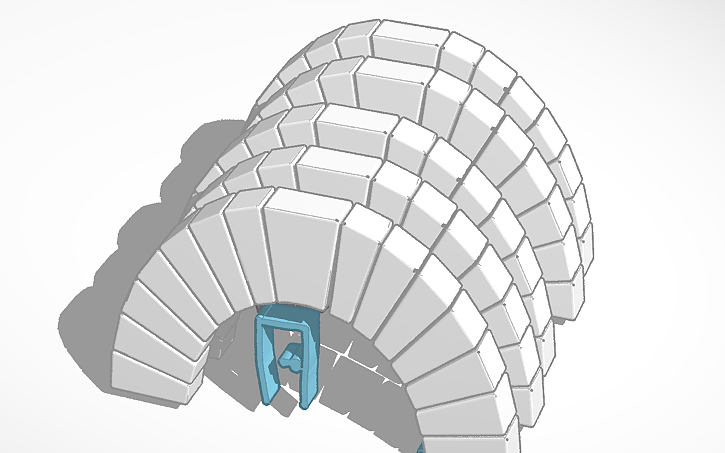 3D design Arch way - Tinkercad