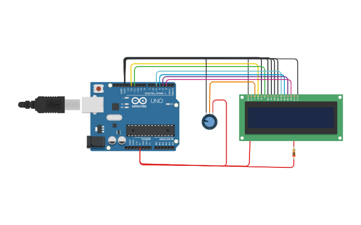 Circuit design 3/1 02_LCD - Tinkercad
