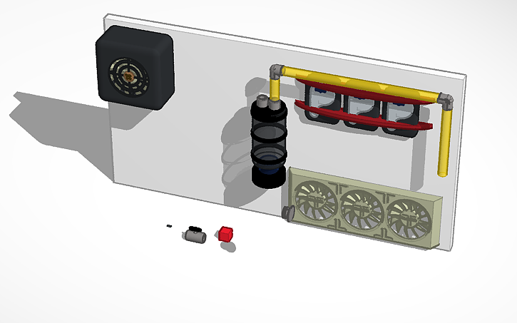 3D design wall mod pc - pc sur un mur - computer - pc - ordinateur ...