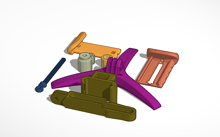 3D design Phone Stand from Modular Mounting System - Tinkercad