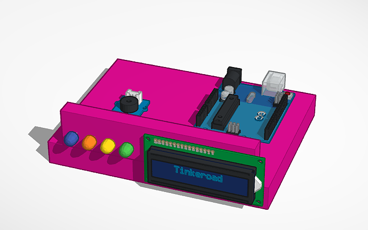3D design alarm medicine reminder - Tinkercad