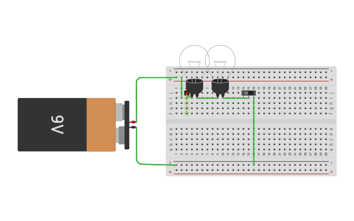 Circuit design simple - Tinkercad