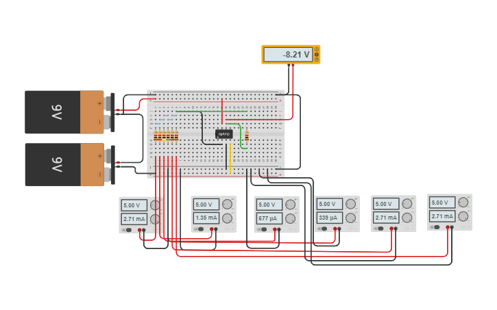 Circuit Design Dac Tinkercad