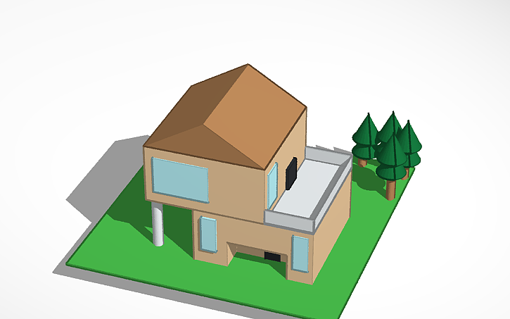 3D design casa - Tinkercad