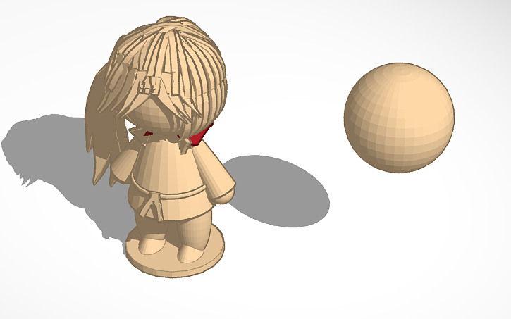 3D design Chibi bases - Tinkercad