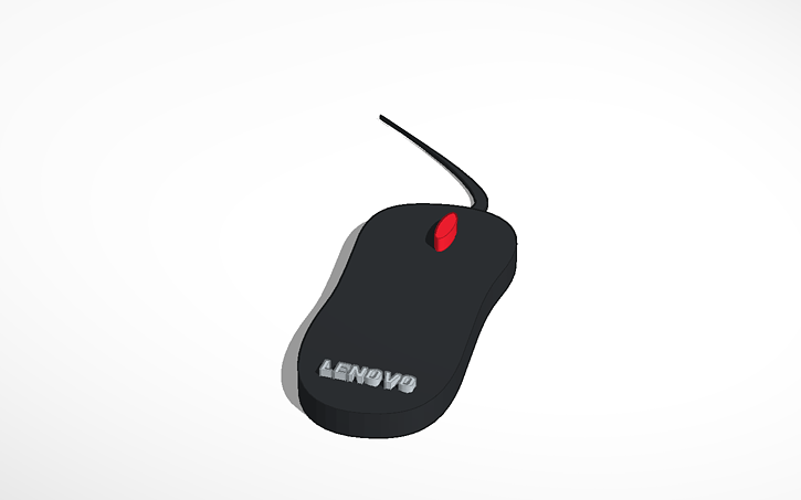 3D design Lenovo Computer Mouse - Tinkercad