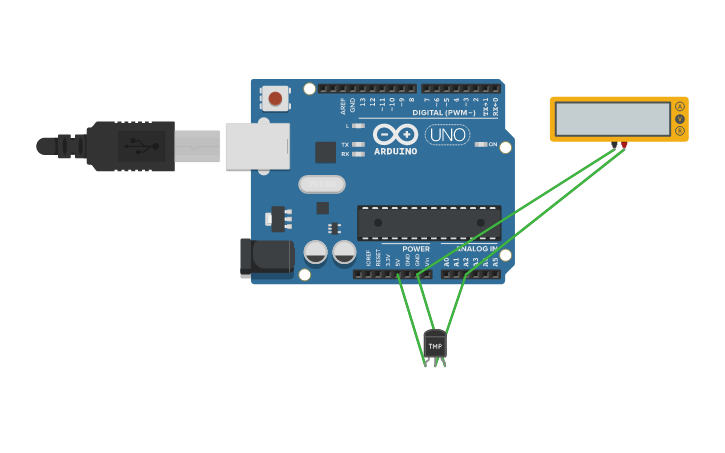 Circuit design (Team 1, Exercise 1) | Tinkercad