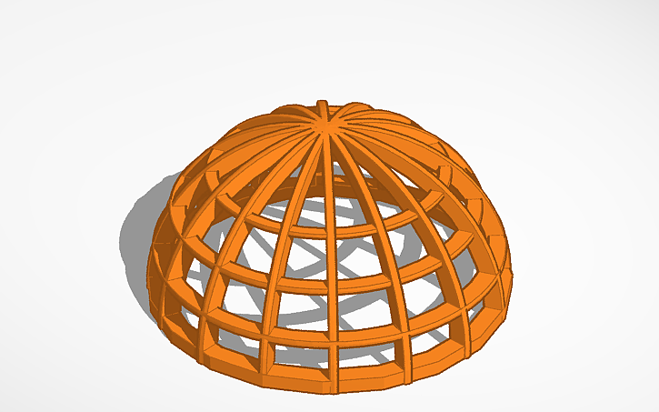 3D design Coral Cage 10cm - Tinkercad