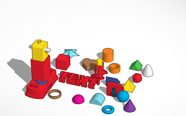 3D design random - Tinkercad
