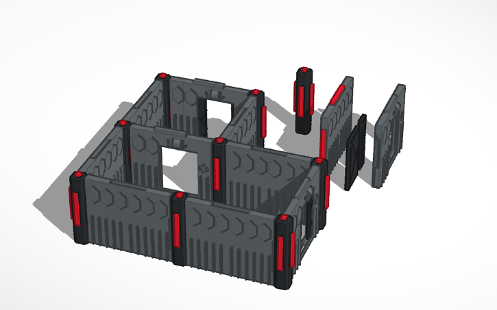 3D design Modular terrain WIP | Tinkercad