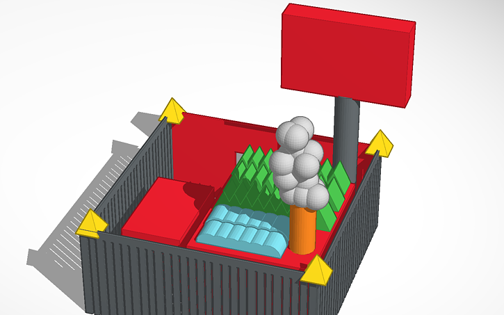 3D design Willy Wonka´s Factory - Tinkercad