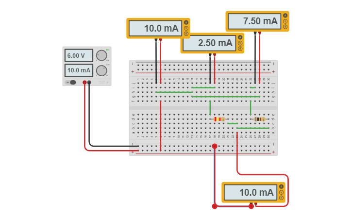 Circuit Design Задача 2 Tinkercad