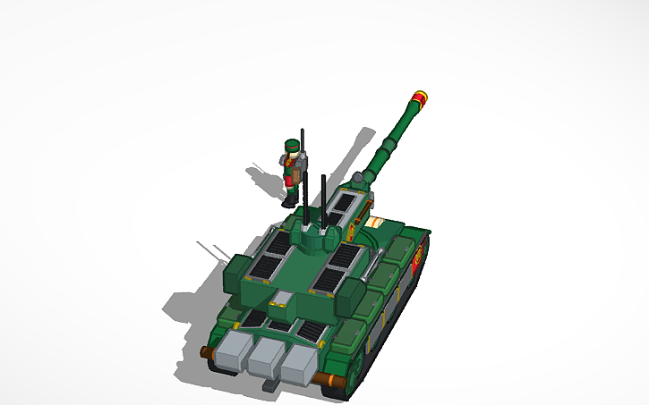 3D design CC-16N Leopard CC "Cassowary" - Tinkercad