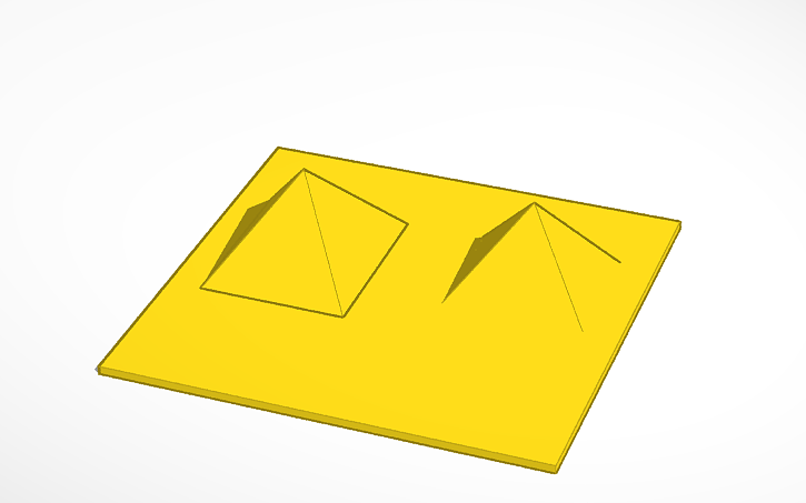 3D design pyramid | Tinkercad