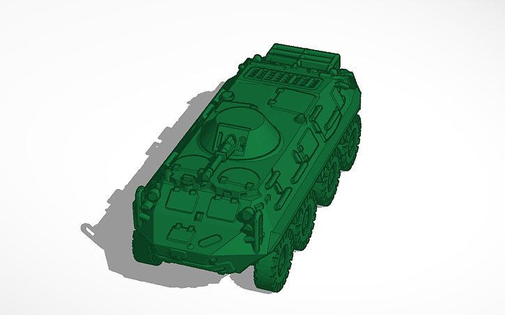 3D design BTR-60P 🇷🇺 - Tinkercad