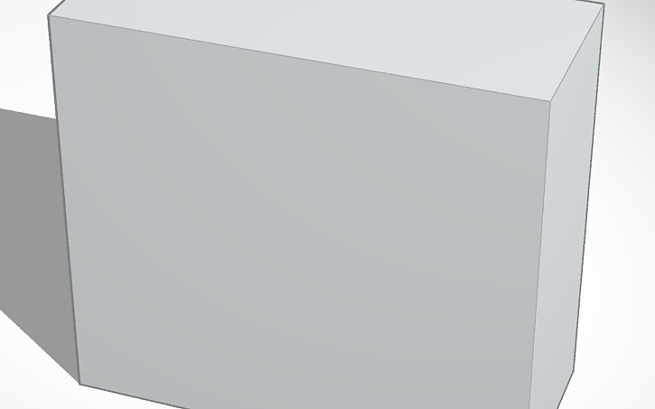 3D design HMI Box - Tinkercad