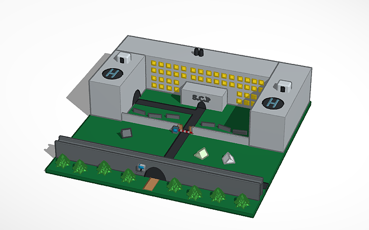 3D design SCP - Tinkercad
