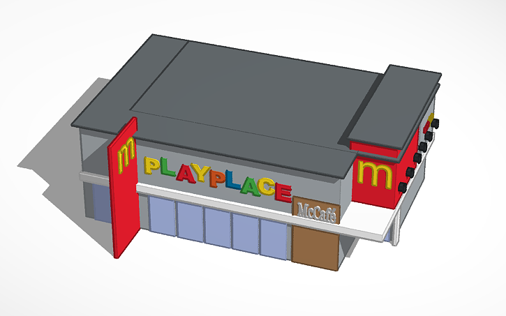 3D design McDonald's - Tinkercad