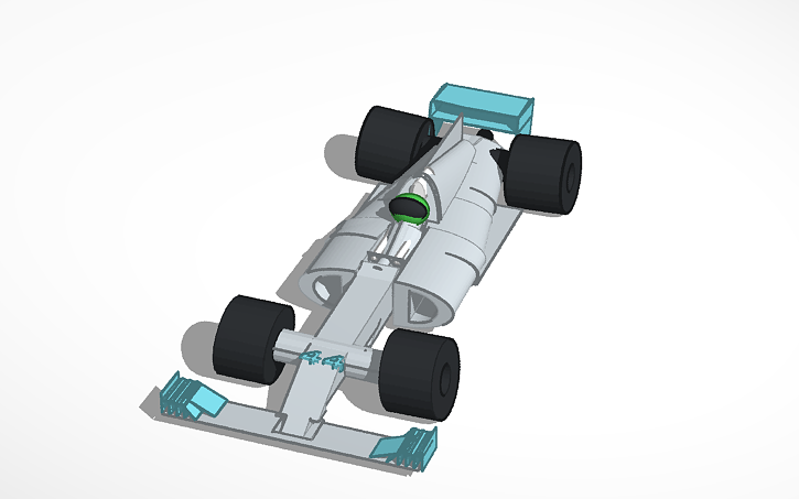 3D design Mercedes f1 - Tinkercad