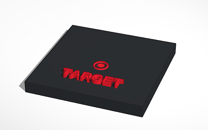 3D design Target - Tinkercad