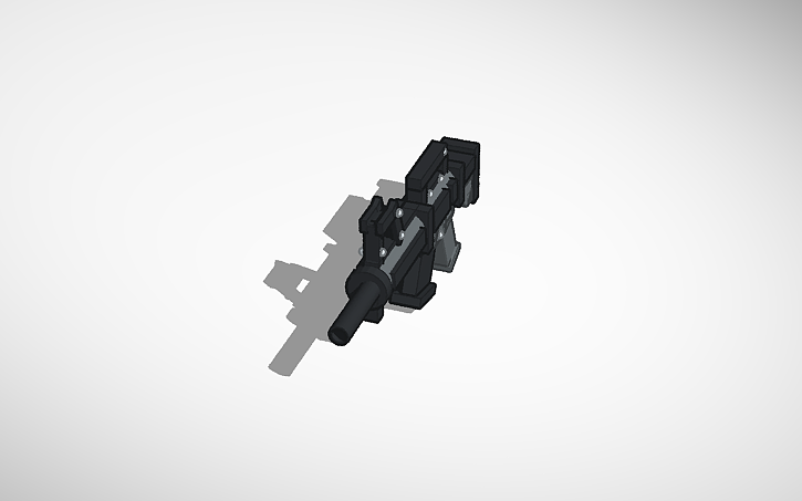 3D design Burst Rifle - Tinkercad
