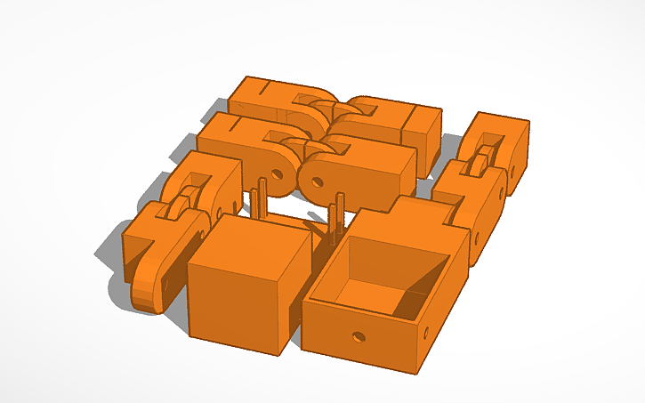 3d Design Minecraft Action Figure Tinkercad