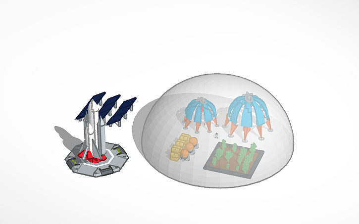 3D design The real astronauts | Tinkercad