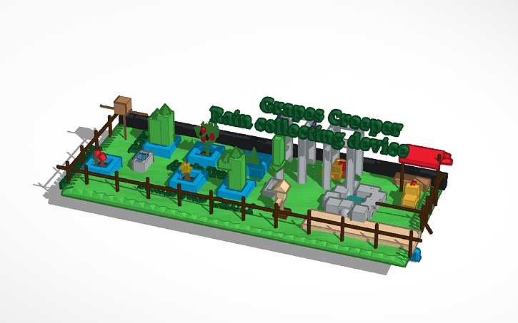 3D design Garden Design - Tinkercad