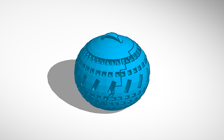3d Design Christmas Ornament Tinkercad