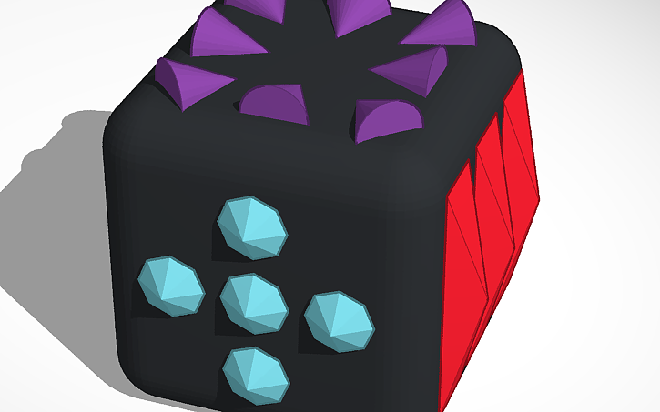 3d Design Fidget Cube 2 0 Tinkercad