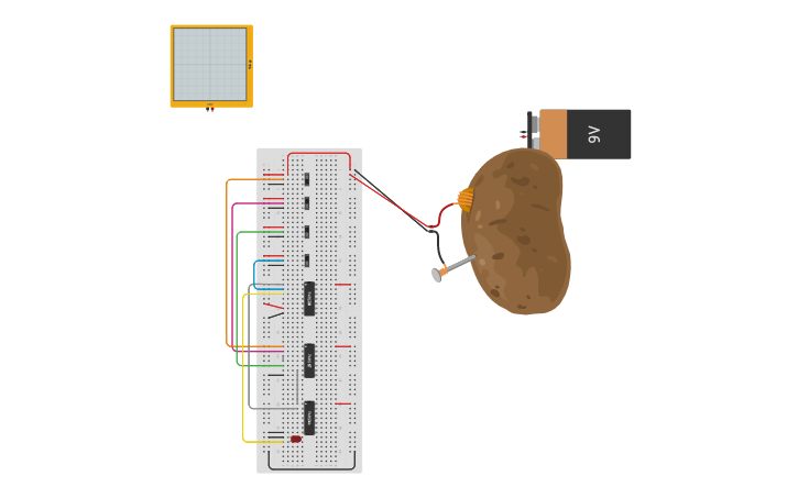 Circuit Design Decision Making With Potato Tinkercad