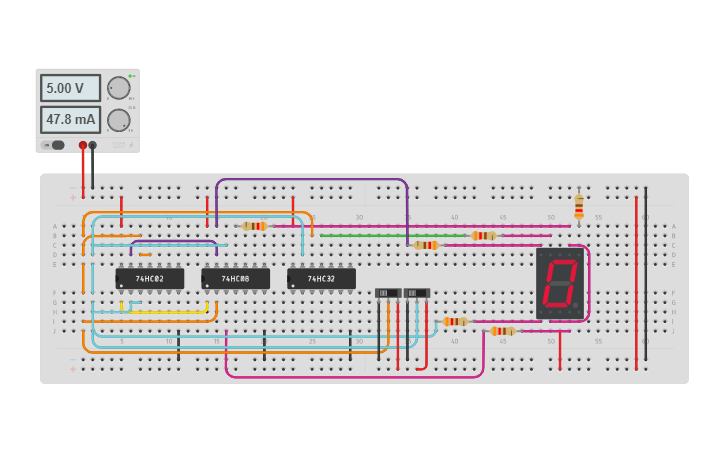 Circuit design DISPLAY-7-SEG[0TO3] - Tinkercad