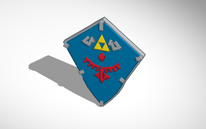 3D design Hylian Shield | Tinkercad