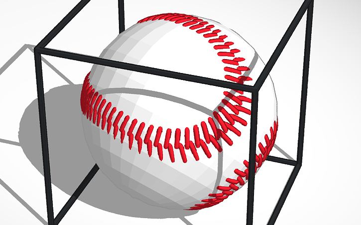 3D design baseball - Tinkercad
