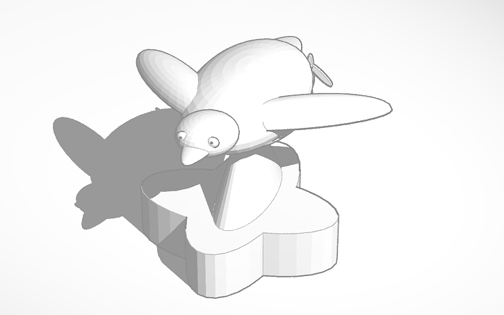 3D design Sliding Penguin (Rook) - Tinkercad