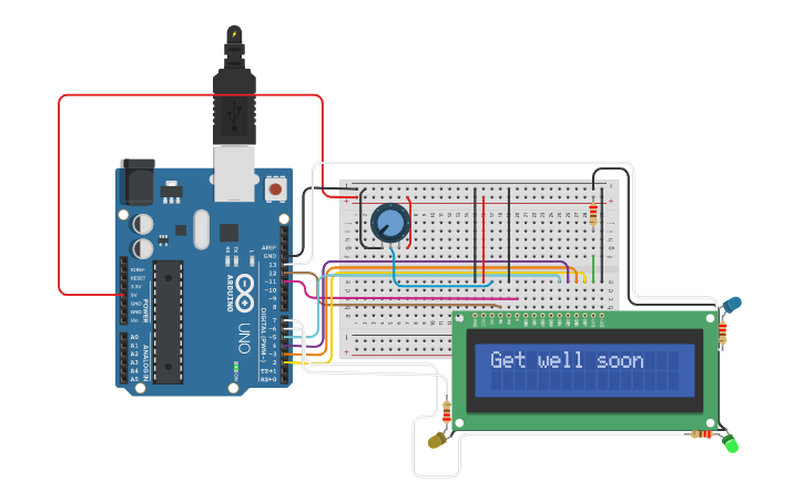 Circuit design Project 1 | Tinkercad