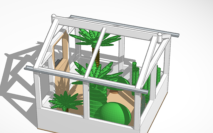 3D design Greenhouse (Ronan Flynn) - Tinkercad