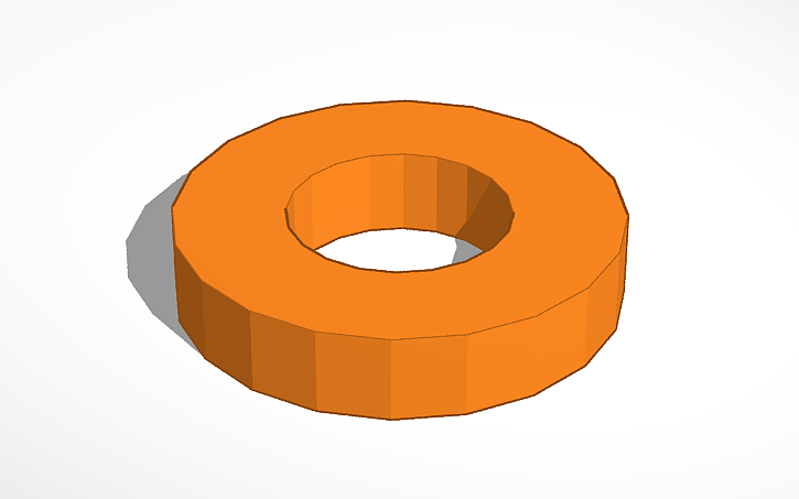 3D design ender-3 spring washer - Tinkercad