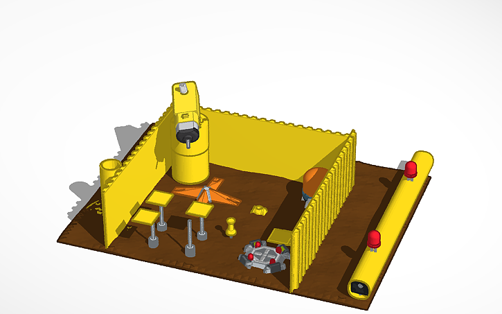 3D design Construction Site - Tinkercad