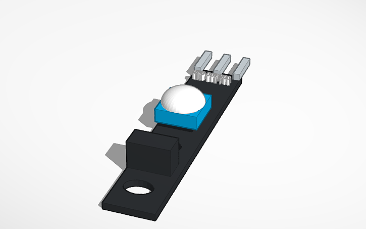 3d Design Line Black Sensor Tinkercad