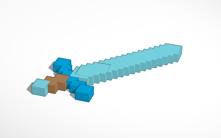 3D design sword - Tinkercad